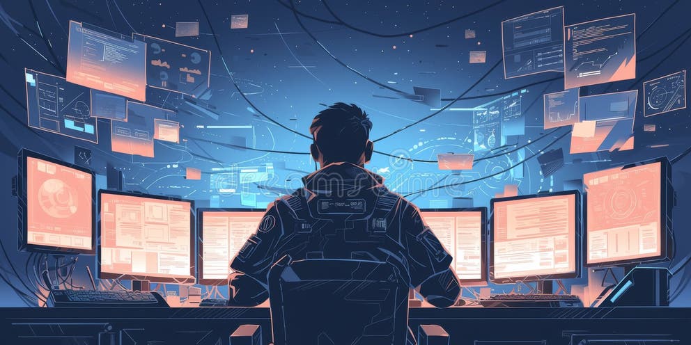 Digital Technology Software Development Concept Coding Programmer