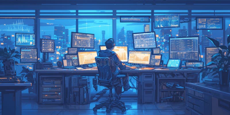 Digital Technology Software Development Concept Coding Programmer Software Engineer Working
