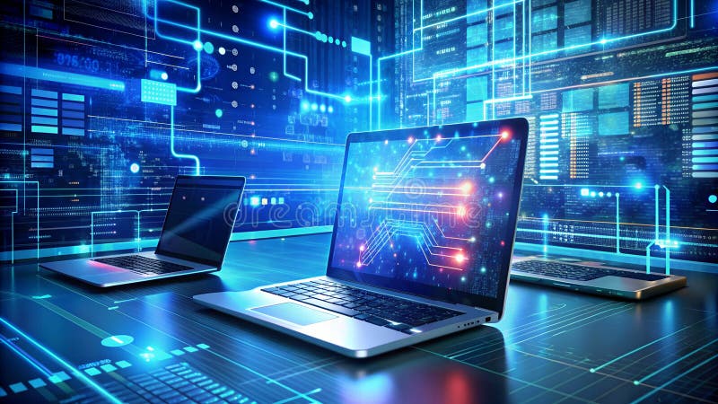 Digital Technology Software Development Concept Coding Programmer Software Engineer Working