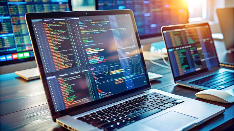 Digital Technology Software Development Concept Coding Programmer