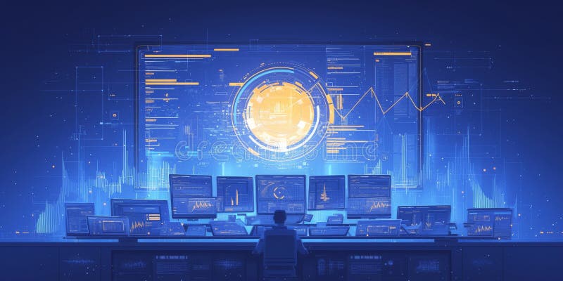 Digital Technology, Software Development Concept. Coding Programmer ...