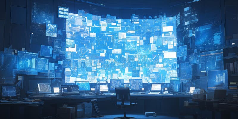 Digital Technology, Software Development Concept. Coding Programmer ...