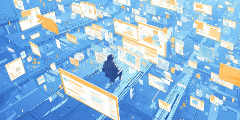 Digital Technology Software Development Concept Coding Programmer Software Engineer Working
