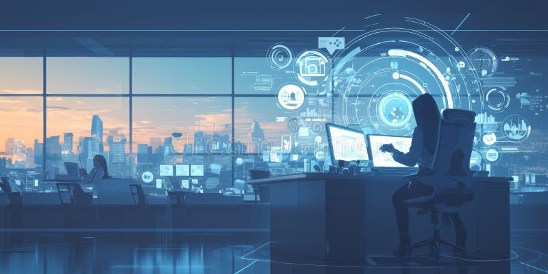 Digital Technology, Software Development Concept. Coding Programmer, Software Engineer Working ...