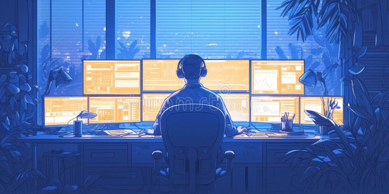 Digital Technology Software Development Concept Coding Programmer Software Engineer Working