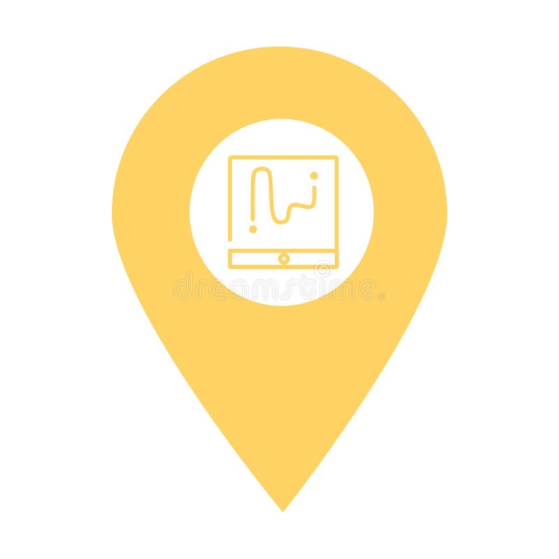 Digital Technology Store Location Map Pin Pointer Icon. Element of Map Point for Mobile Concept ...