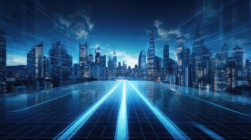 Digital Technology Tech Background Stock Illustration - Illustration of mobile, virtual: 303488445