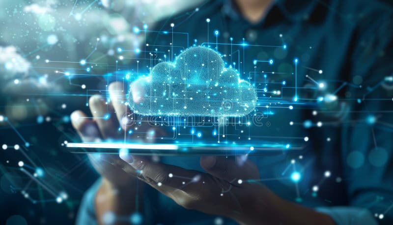 Digital Technology, Technical Cloud Support Customer Concept. Stock Photo - Image of service ...