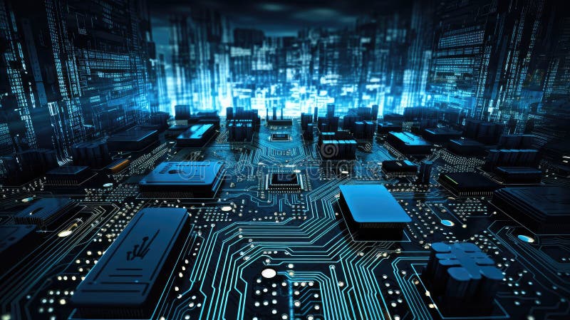 Digital technology words stock illustration. Illustration of automation ...