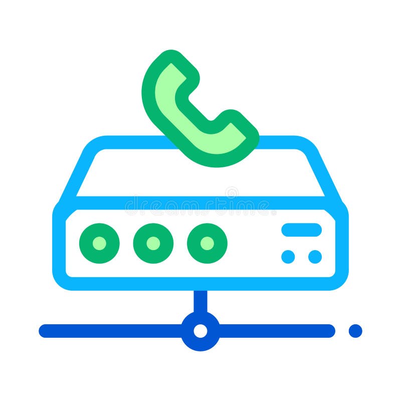 Digital Telecommunications Icon Vector Outline Illustration Stock ...