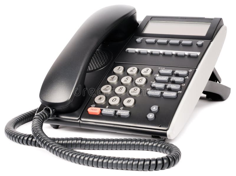 White IP telephone stock photo. Image of connect, display - 24438202