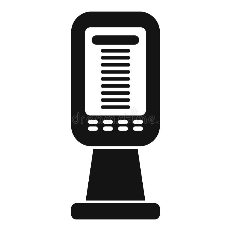 Digital Terminal Displaying Information with Buttons for User ...