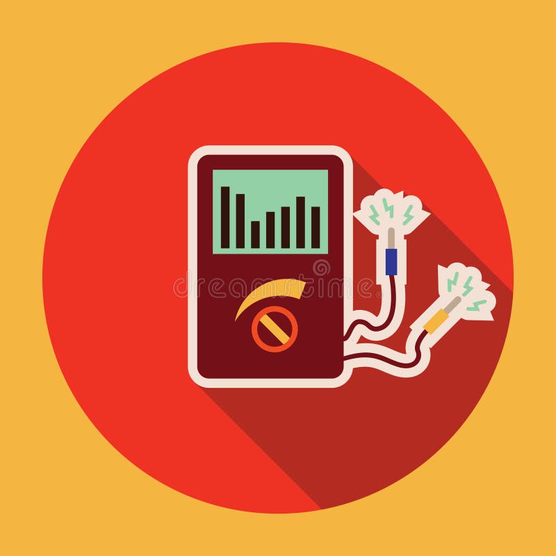 Testing Meter for Internet Speed on Laptop Screen, Flat Design V Stock ...
