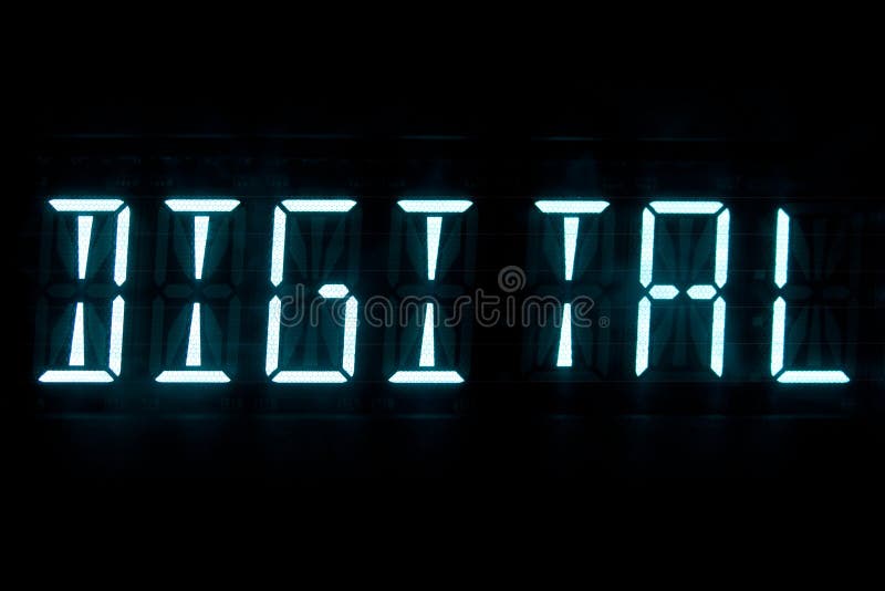 Digital text display stock photo. Image of digit, information - 16650458