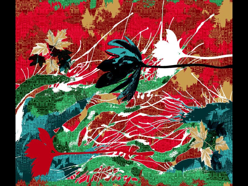 Digital Textile Design Geometrical, Traditional Seamless Pattern for ...