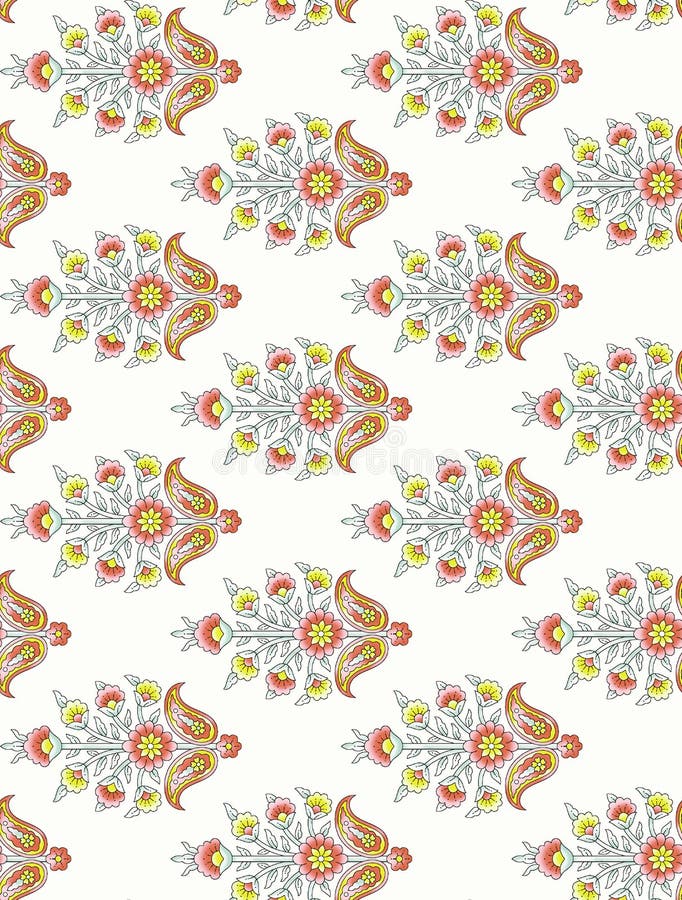 Digital Textile Design Geometrical, Traditional Seamless Pattern for ...
