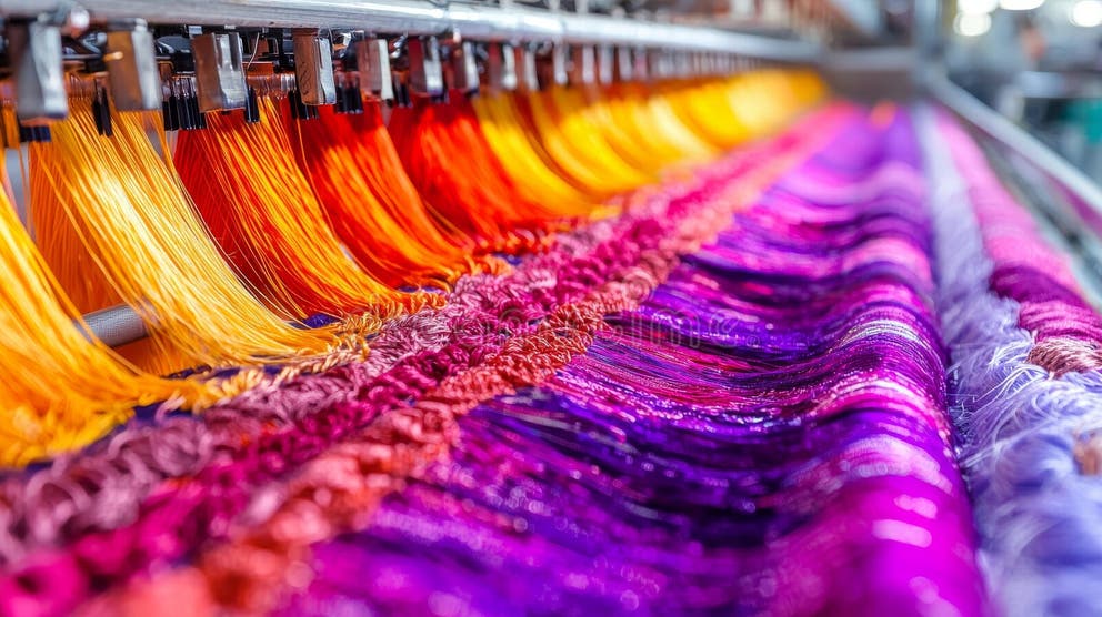 Digital Textile Embroidery Machine with Automated Embroidery Stock ...