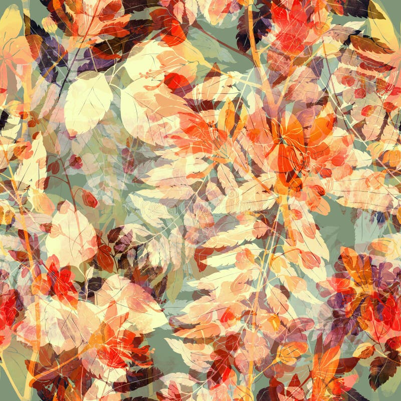 Digital Textile Indian Pattern Illustrations, Drawings Floral Pattern ...