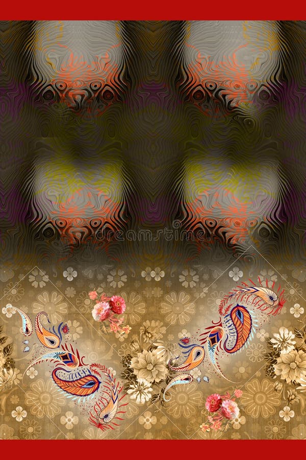 DIGITAL TEXTILE SAREE DESIGN and COLORFULL ABCKGROUND with DIGITAL ...