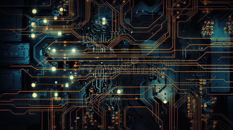 Digital Texture Tech Background Stock Illustration - Illustration of ...