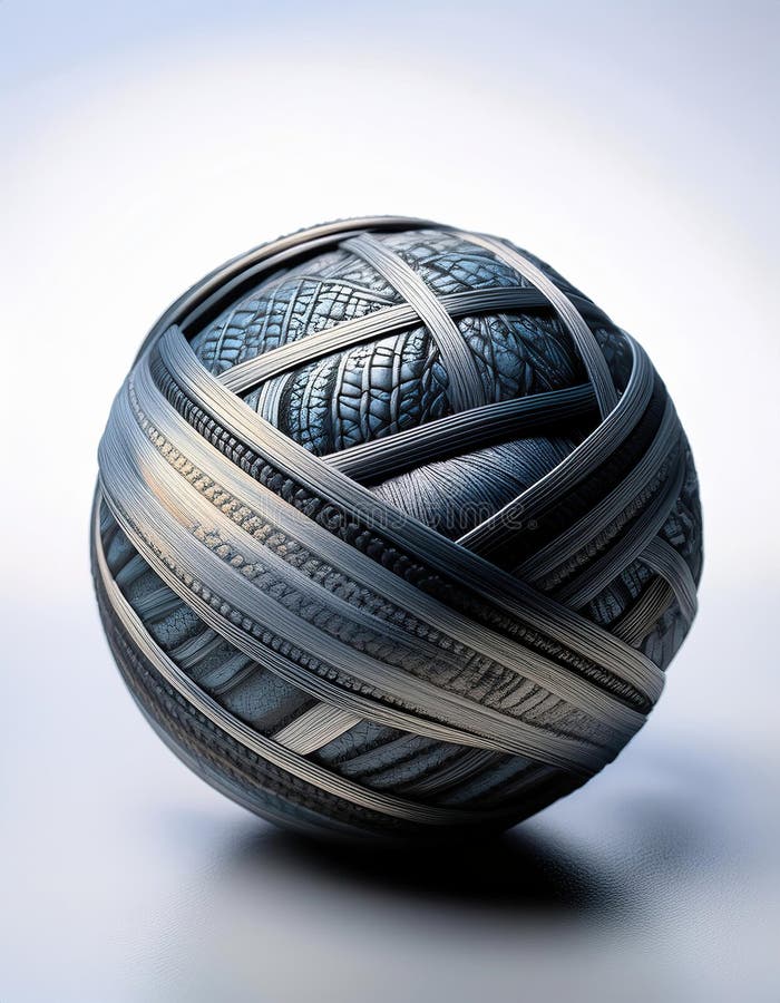 Digital Textures Enveloping Unique Spherical Form Create a Captivating ...