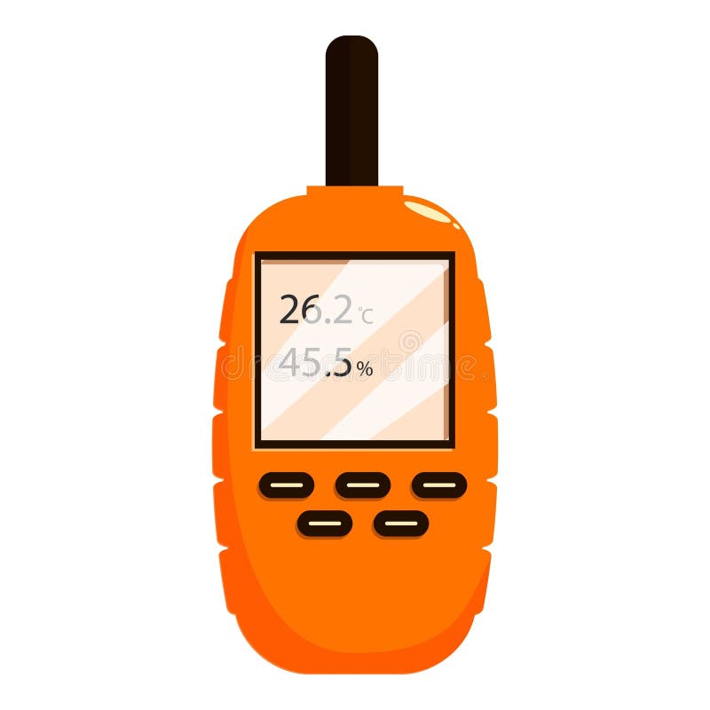 Digital Thermohygrometer Showing Temperature and Humidity Level Stock ...