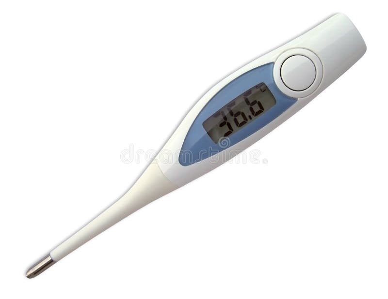 Digital Thermometer stock photo. Image of tool, measuring - 9409986