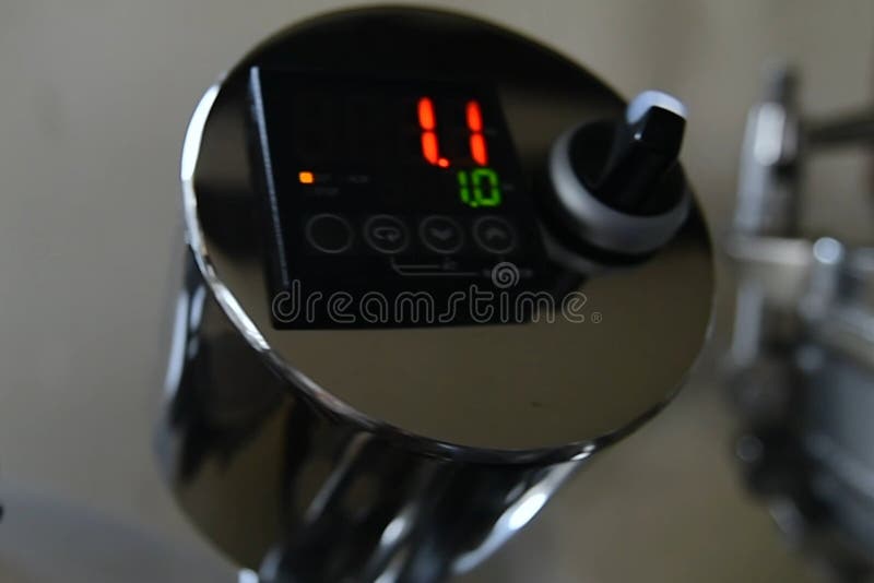 Digital Thermometer and Barometer Stock Image - Image of climate ...