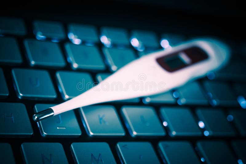 Digital Thermometer stock photo. Image of digital, care - 85896892