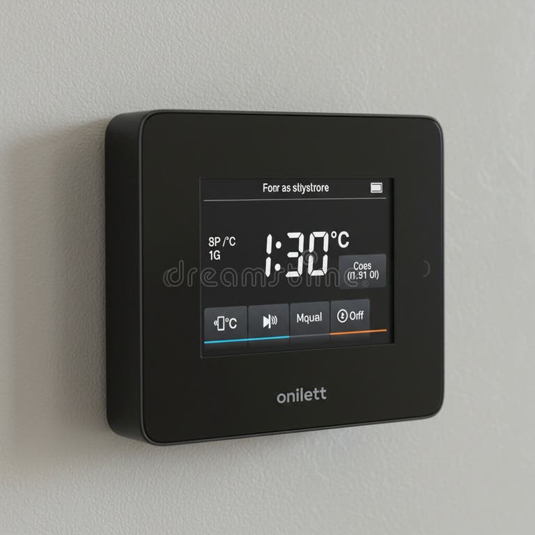 Rectangular Digital Thermostat Stock Illustrations – 80 Rectangular ...