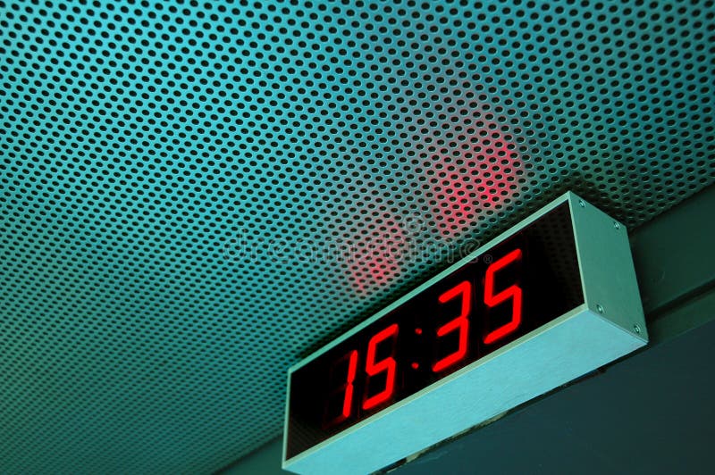 Digital tid fotografering för bildbyråer. Bild av minuter - 3160053