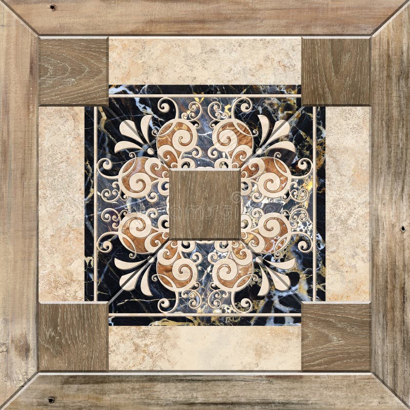 Digital Tile Design Ceramic Wall Damask Decoration Stock Illustration ... Digital Tile Design Ceramic Wall Damask Decoration Stock Illustration ...