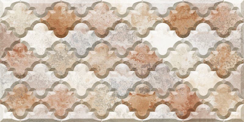 Digital Tiles Design. Colorful Ceramic Wall Tiles Decoration Stock ...