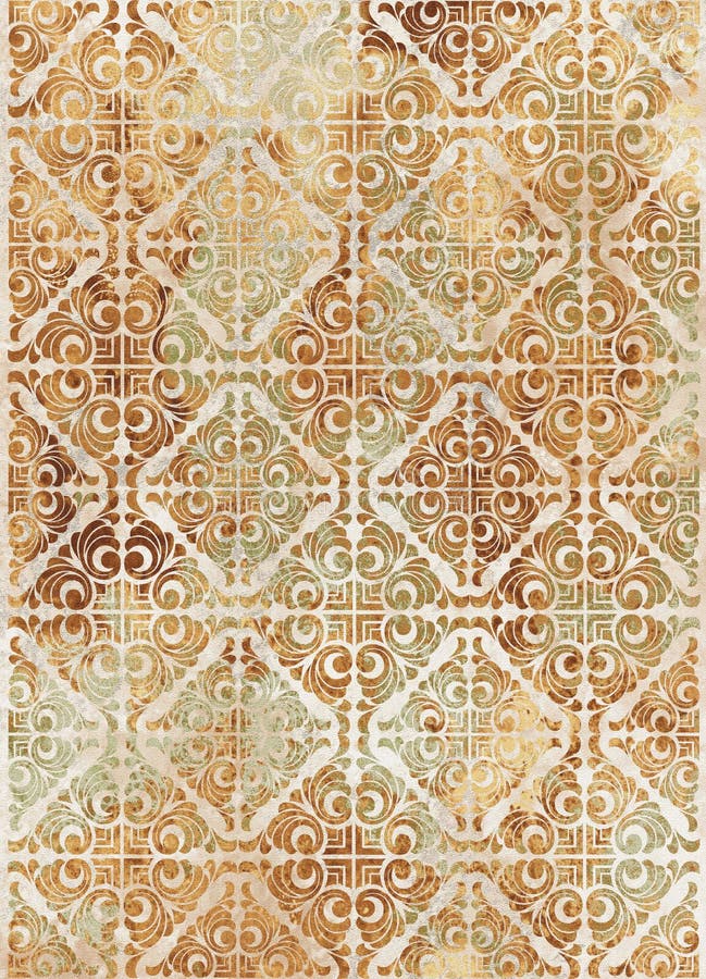 Digital Tiles Design. 3D Render Colorful Ceramic Wall Tiles Decoration ...