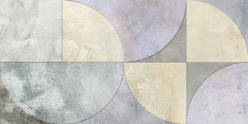 Digital Tiles Design. 3D Render Colorful Ceramic Wall Tiles Decoration ...