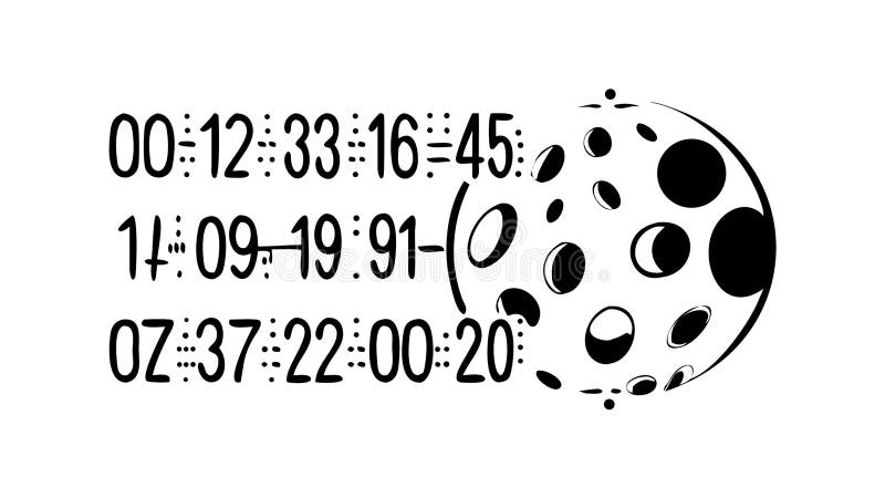 Digital Time, Clock Display, Vector Design Generative AI Stock Vector - Illustration of ...