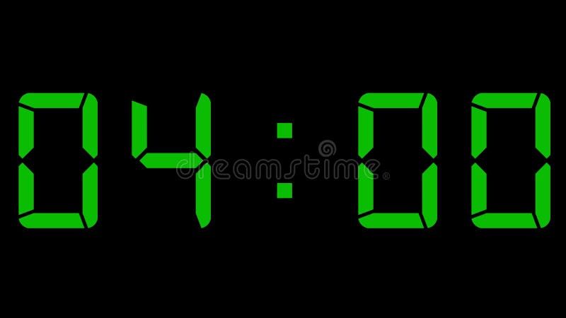 Digital Timer Counting Down from 10 Seconds Stock Video - Video of ...