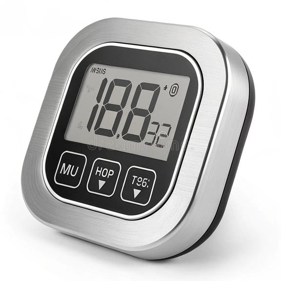 Digital Timer with Magnetic Back PNG Stock Illustration - Illustration of oven, home: 361502716