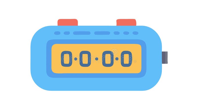 Digital Timer Icon Vector Graphic, Timekeeping Device Symbol, Vector ...