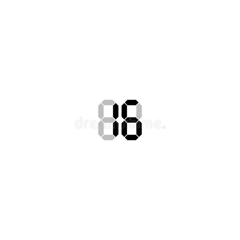Digital Timer Illustration Design Logo and Symbol Icon Vector Stock ...