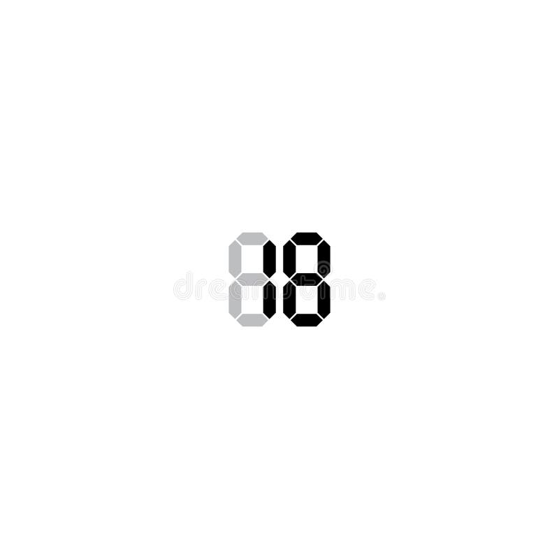 Digital Timer Illustration Design Logo and Symbol Icon Vector Stock ...