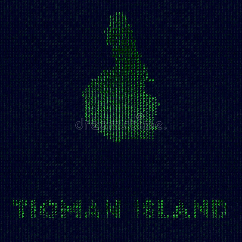 Digital Tioman Island Logo vektor abbildung. Illustration von konzept ...