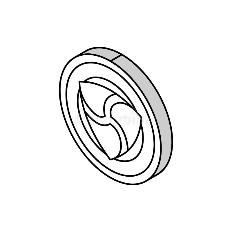 Digital Token Isometric Icon Vector Illustration Stock Vector ...