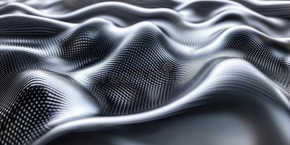 A Digital Topography: a Mesmerizing Abstract of Undulating Lines and ...