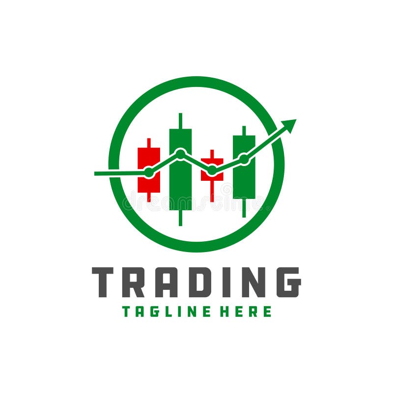 Digital stock trading logo stock vector. Illustration of diagram ...