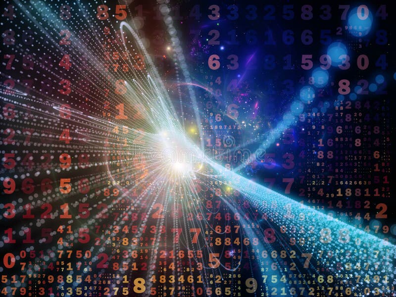 Digital Trails stock illustration. Illustration of logic - 216967447