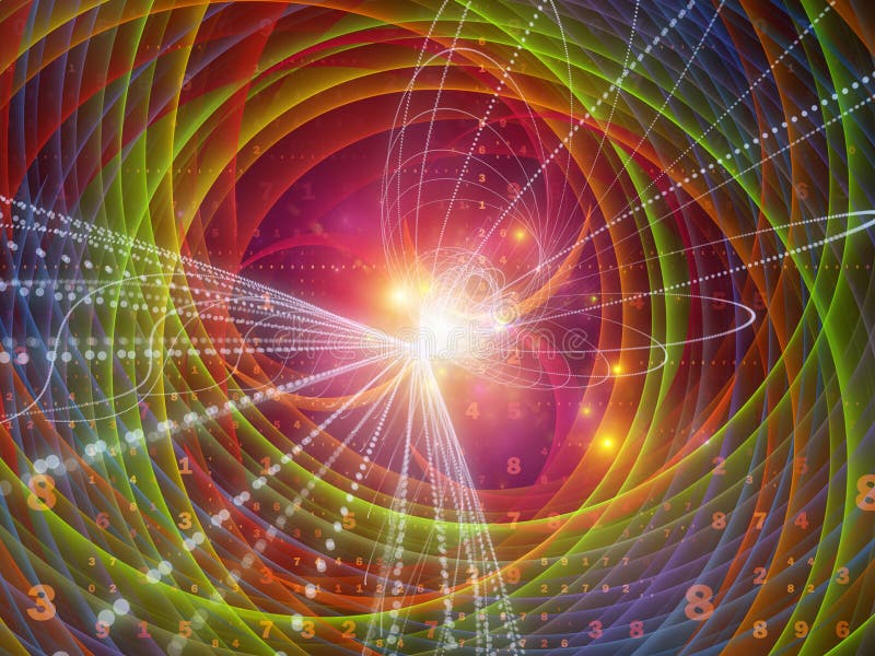 Digital Trails stock illustration. Illustration of technology - 217603818