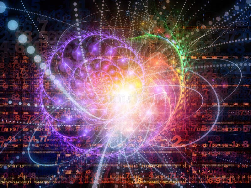 Digital Trails stock illustration. Illustration of shine - 217603831