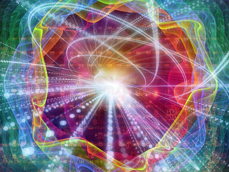 Digital Trails stock illustration. Illustration of symbol - 220559519