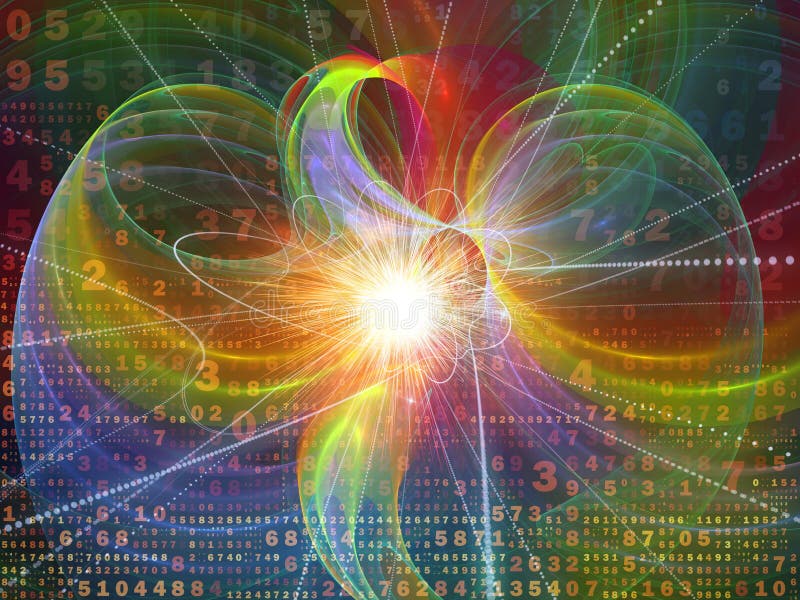 Digital Trails stock illustration. Illustration of fractal - 221736043